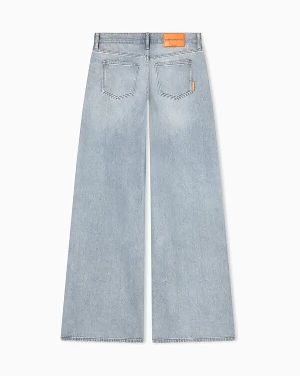 Armani Exchange Loose Fit Denim Gray Used Jeans
