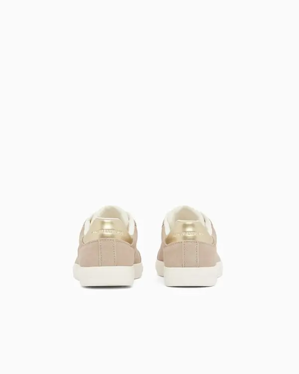 Armani Exchange Technical Fabric Sneakers - Beige