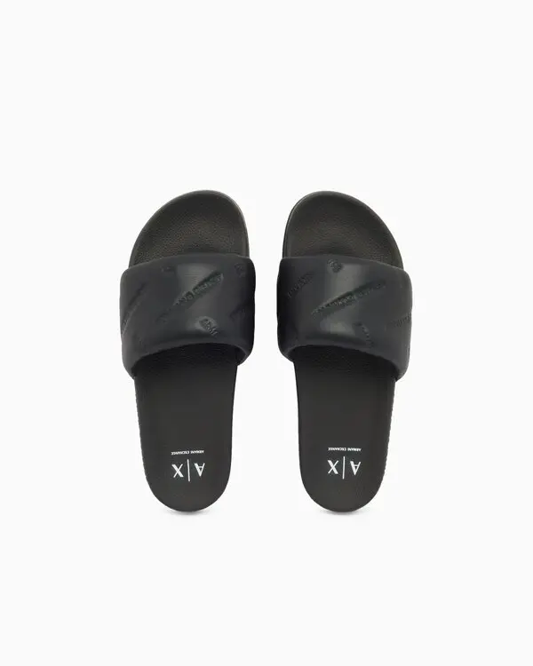 Armani Exchange Slides With Logo