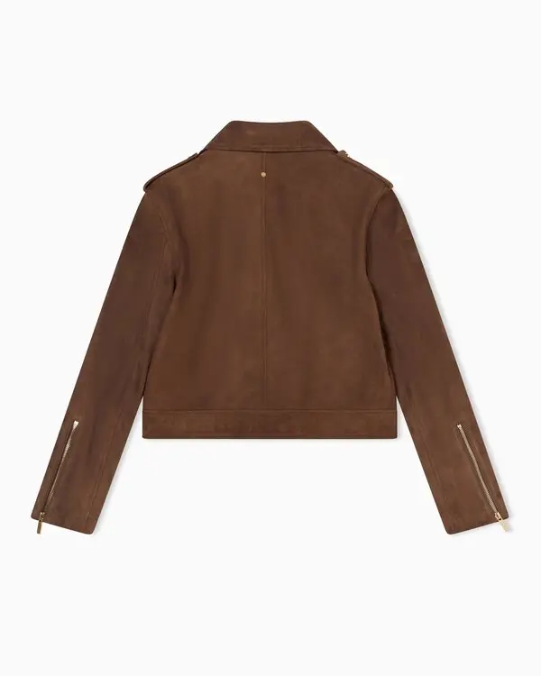 Armani Exchange Genuine Suede Leather Jacket