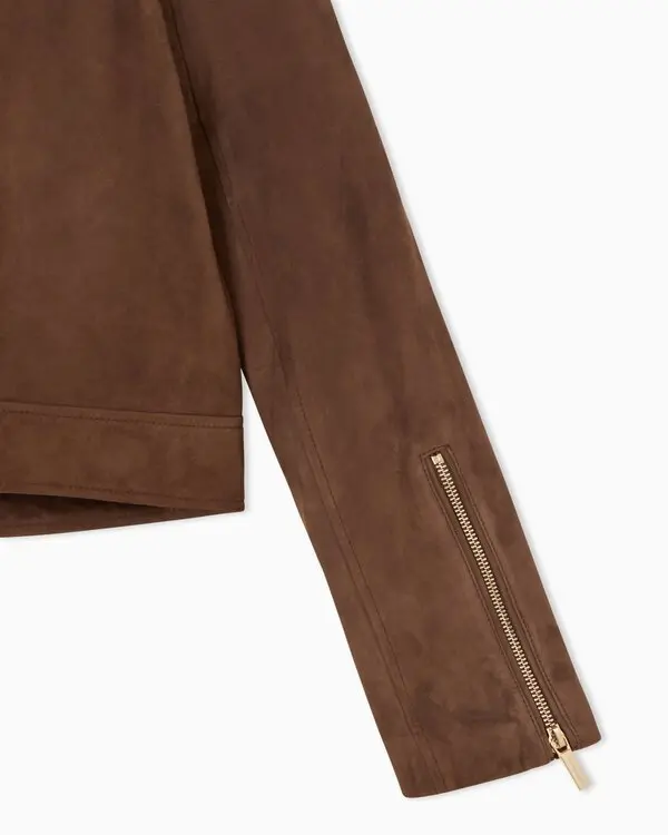 Armani Exchange Genuine Suede Leather Jacket