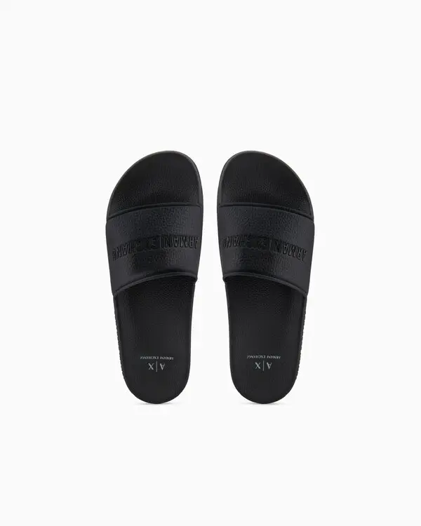 Armani Exchange Slides With Logo