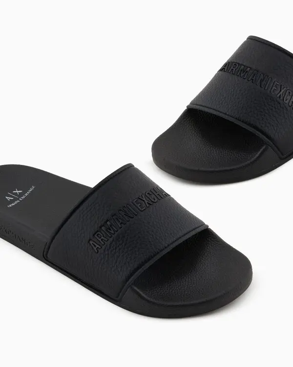 Armani Exchange Slides With Logo