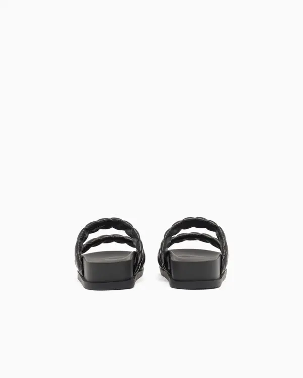 Armani Exchange Minimal Nappa Sandals