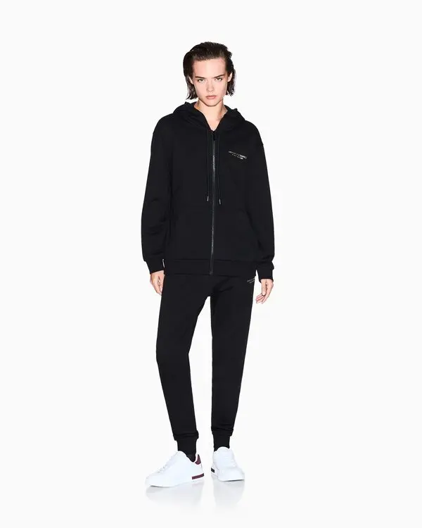 Armani Exchange Cotton Zip-up Hoodie