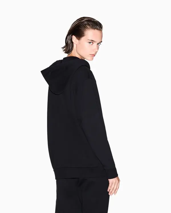 Armani Exchange Cotton Zip-up Hoodie