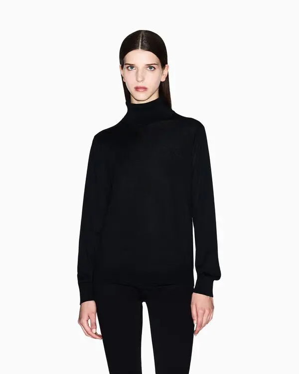 Armani Exchange Merino Turtleneck Sweater