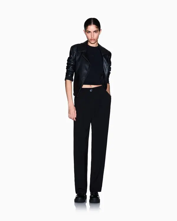 Armani Exchange Recycled Viscose Top