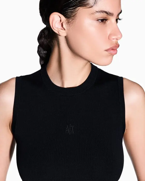 Armani Exchange Recycled Viscose Top