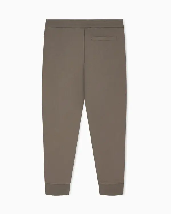 Armani Exchange Regular Fit Cotton French Terry Sweatpants - Brown