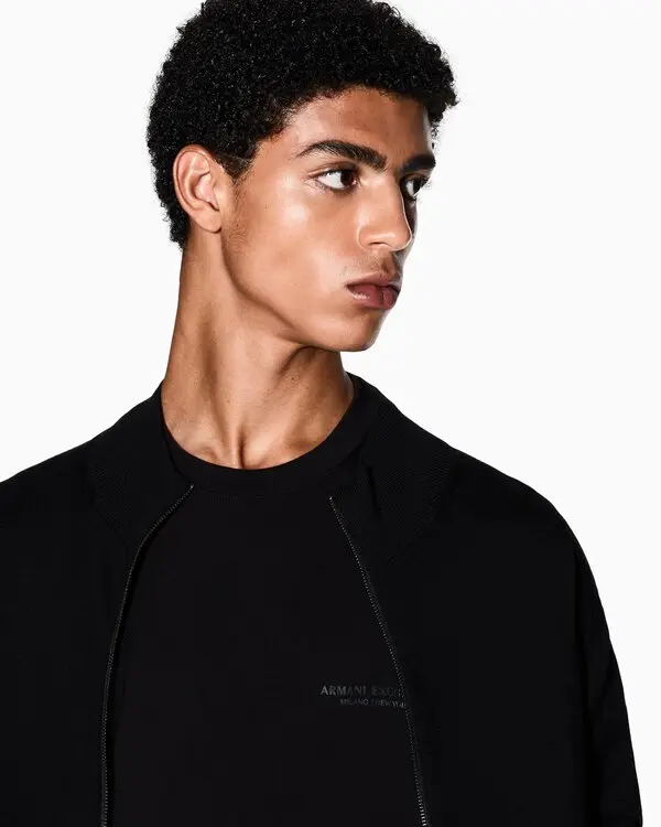 Armani Exchange Zip-up Cardigan