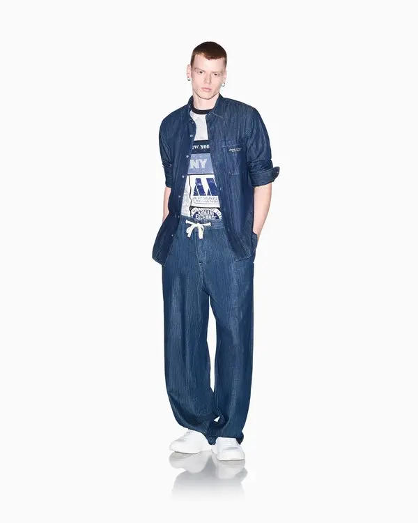 Armani Exchange Regular T-shirt In Cotton Jersey