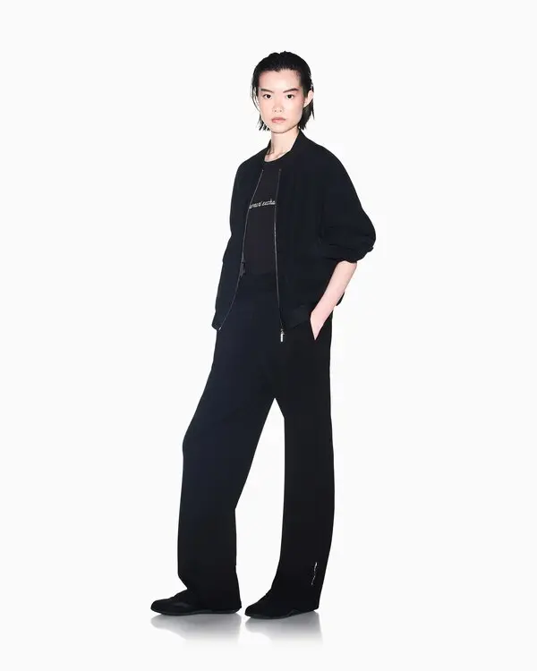 Armani Exchange Oversize T-shirt In Cotton Jersey