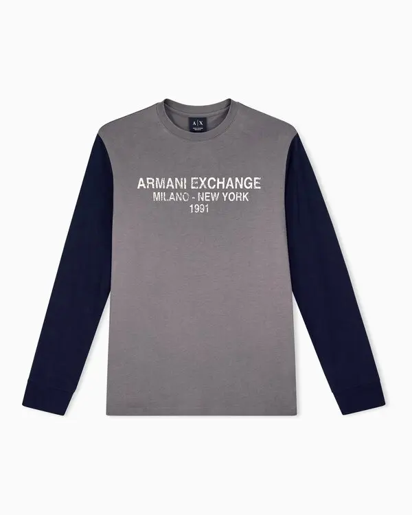 Armani Exchange Regular T-shirt In Cotton Jersey