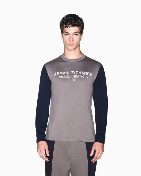 Armani Exchange Regular T-shirt In Cotton Jersey