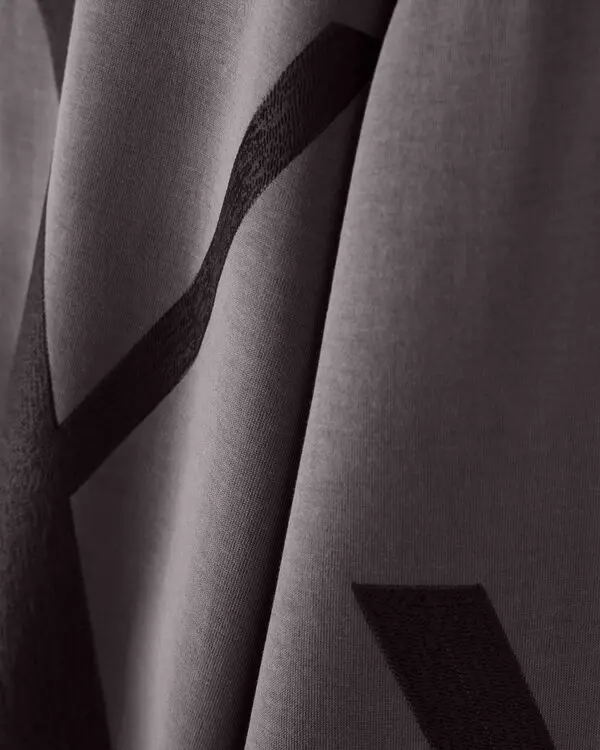 Armani Exchange Sweatshirt In Bonded Stretch Cotton - Brown