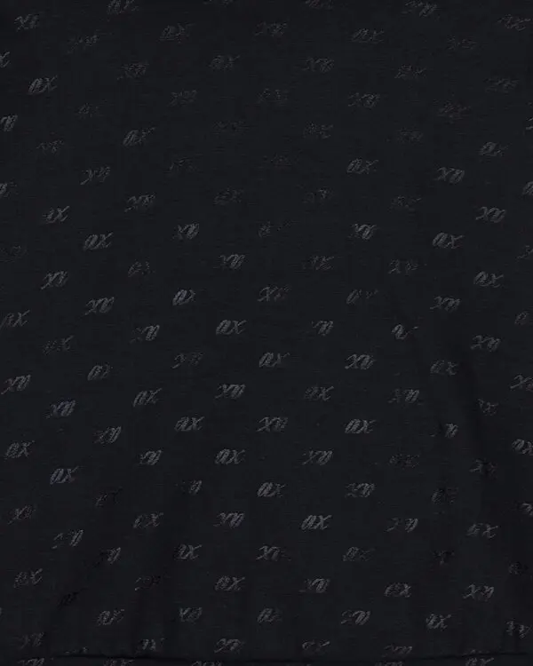 Armani Exchange Organic Cotton All-over Print Hoodie - Black