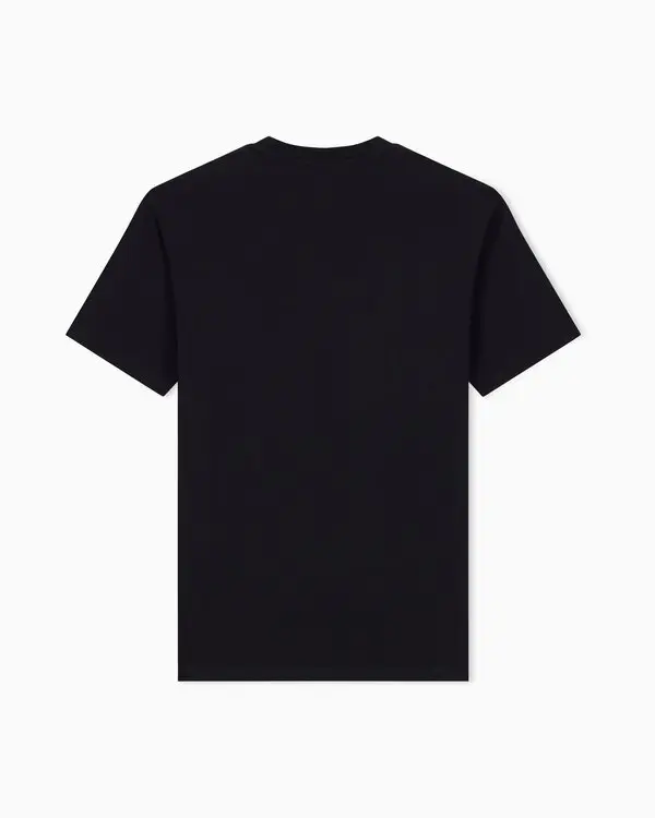Armani Exchange Regular T-shirt In Cotton Jersey - Black