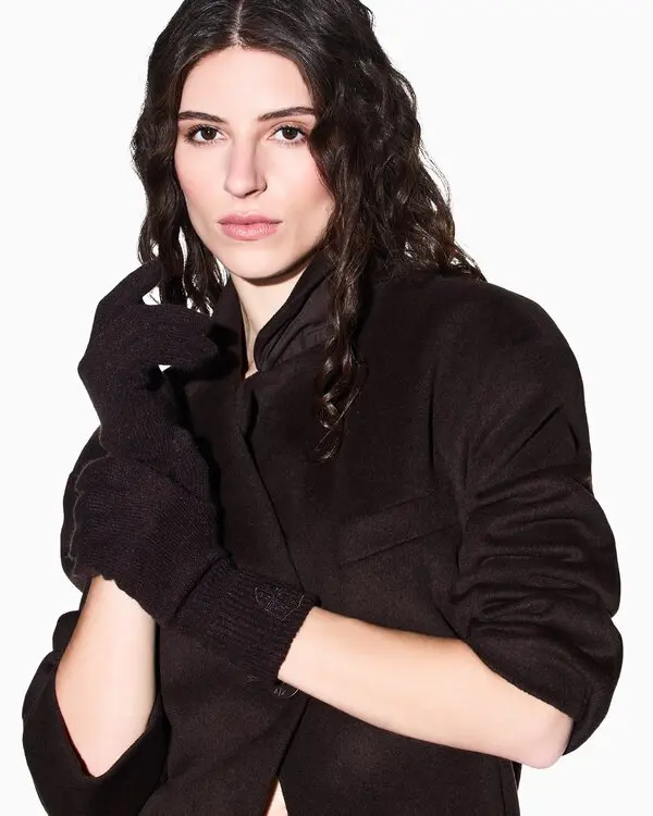 Armani Exchange Glove In Knitted Fabric