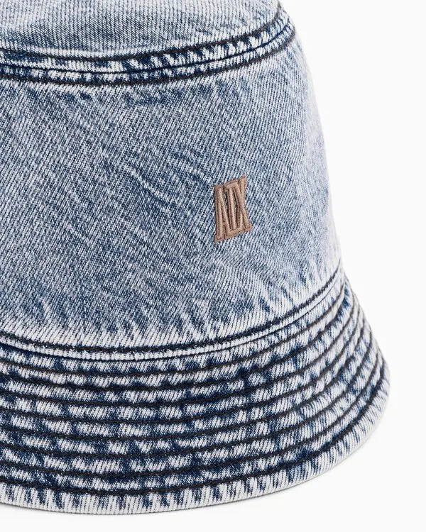 Armani Exchange Lightweight Denim Bucket Hat