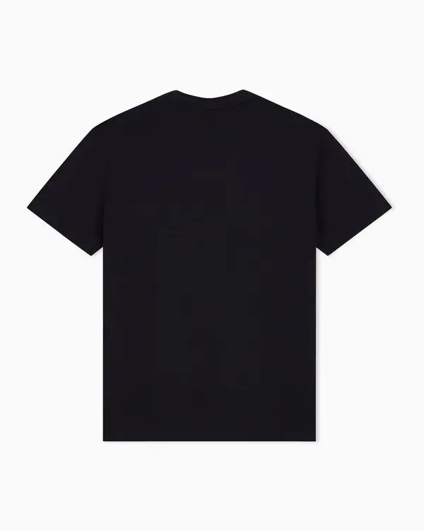 Armani Exchange Regular T-shirt In Cotton Jersey - Black