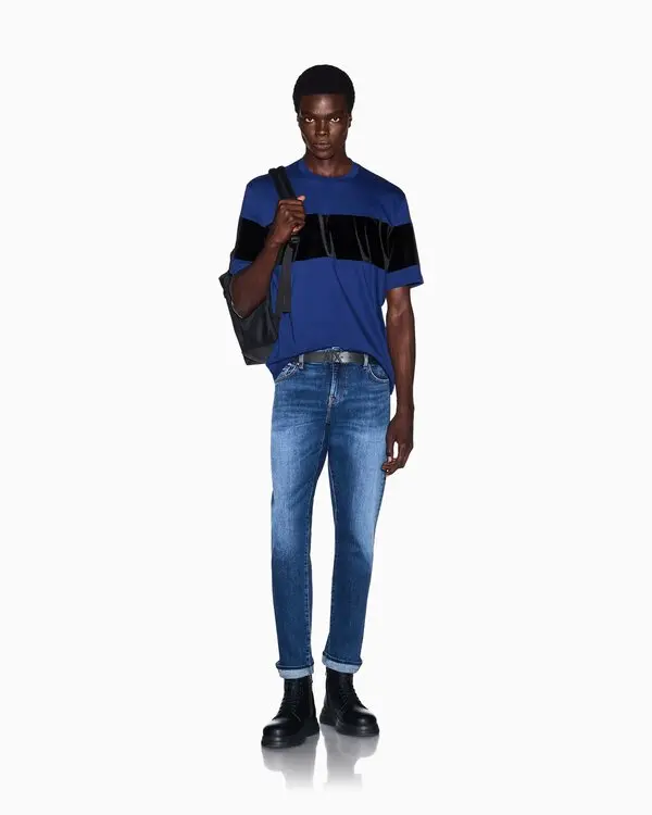 Armani Exchange 5 Pockets Pant Slim Fit Stretch Cotton Denim