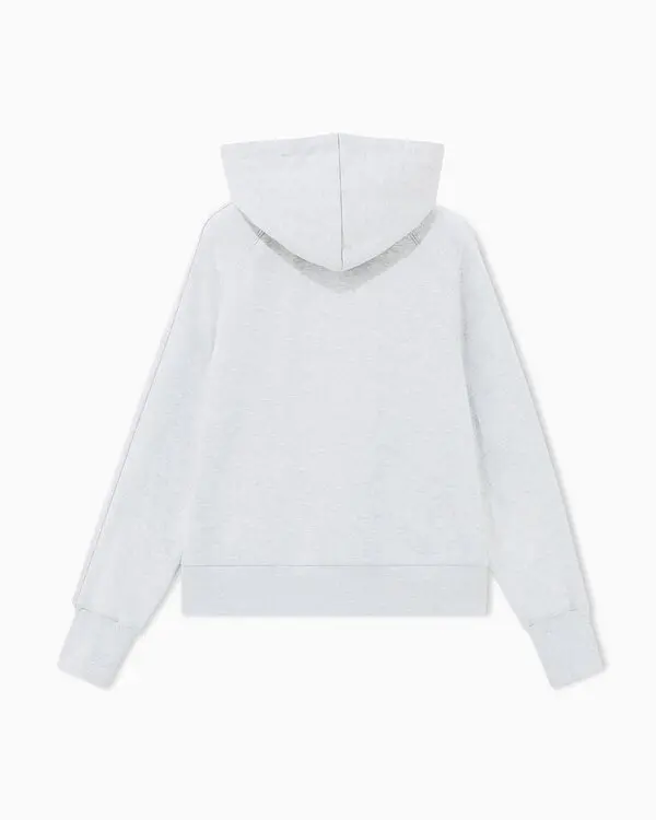Armani Exchange Embroidered Cotton French Terry Hoodie