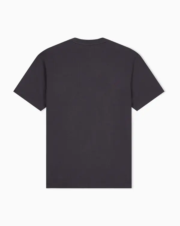 Armani Exchange Regular T-shirt In Cotton Jersey - Brown