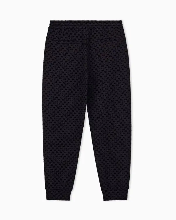 Armani Exchange Regular Fit Jersey Pants With Bonded Stretch
