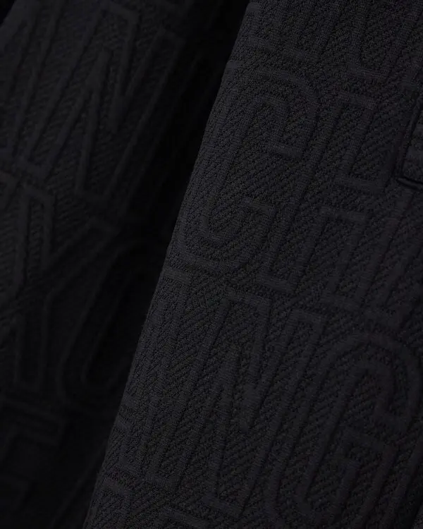 Armani Exchange Regular Fit Trousers In Stretch Jacquard Jersey