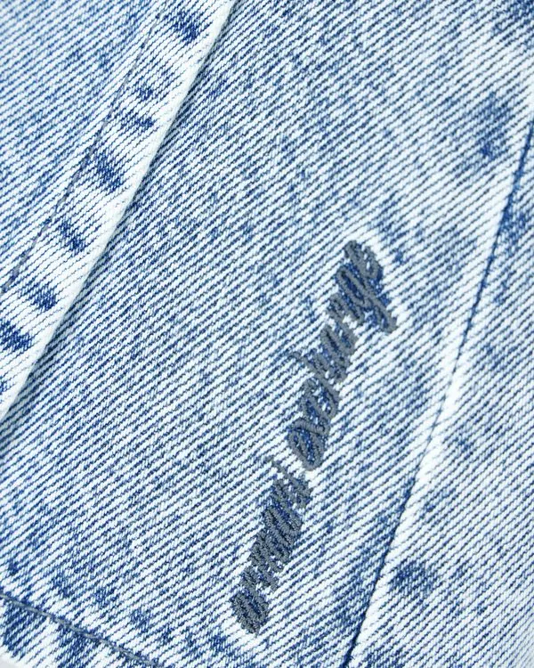 Armani Exchange Skirt Slim-fit In Rigid Cotton Denim