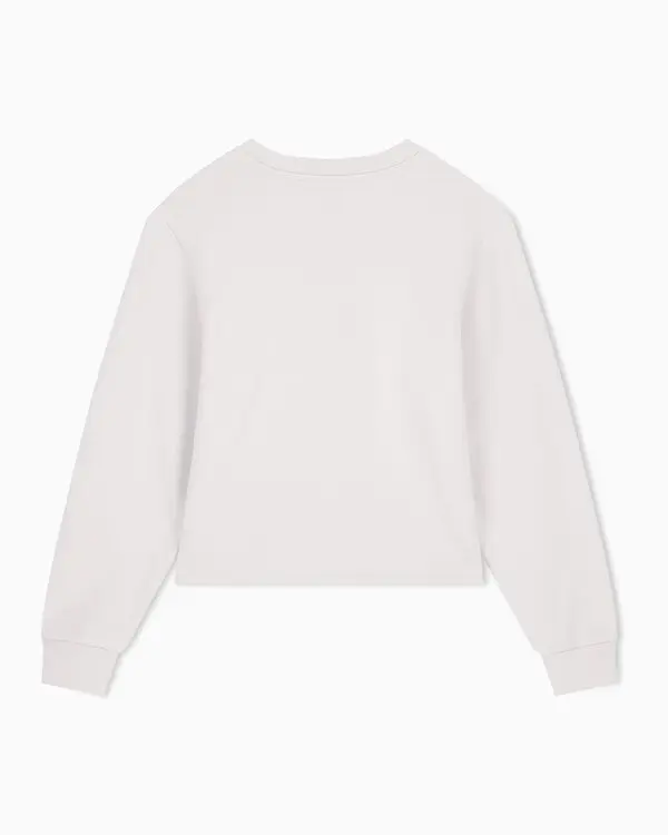 Armani Exchange Cotton French Terry Crewneck Sweatshirt