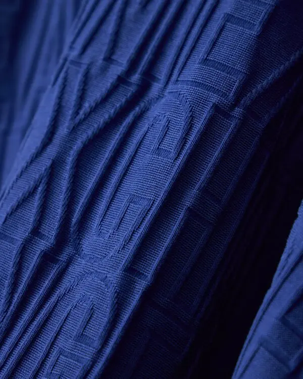 Armani Exchange Regular T-shirt In Mercerized Cotton Jersey - Blue