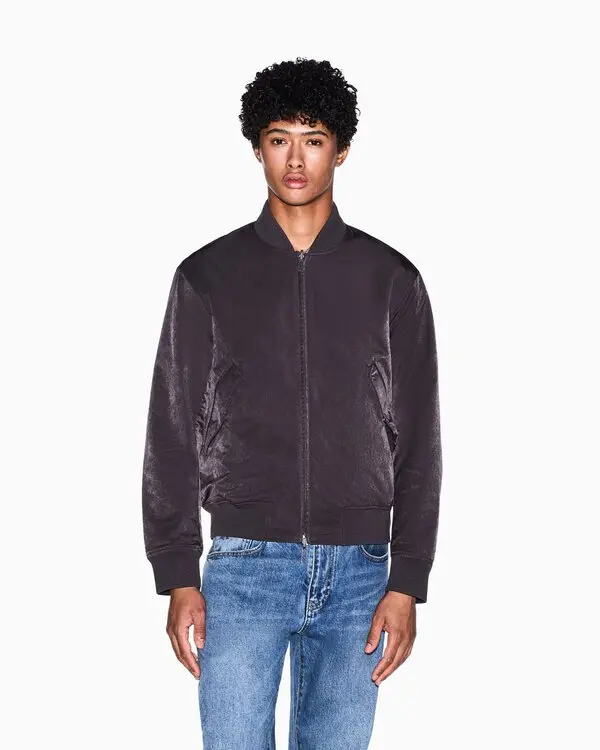 Armani Exchange Technical Blouson Jacket - Brown