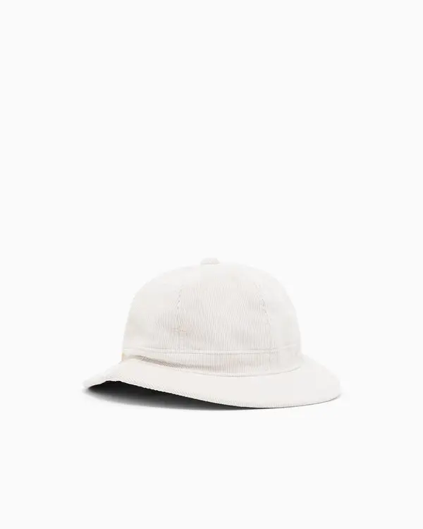Armani Exchange Bucket Hat In Corduroy