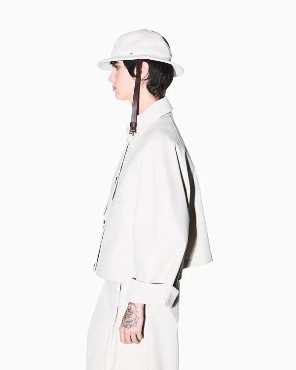Armani Exchange Bucket Hat In Corduroy