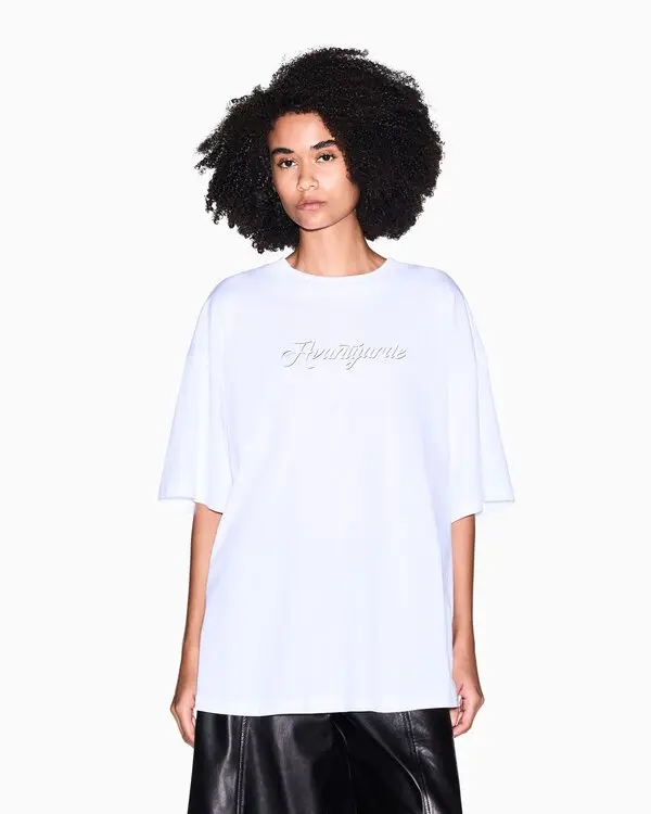 Armani Exchange Oversized Cotton Jersey T-shirt