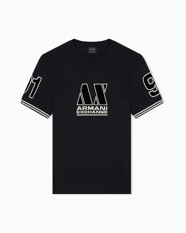 Armani Exchange Regular T-shirt In Cotton Jersey