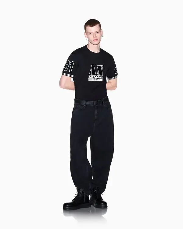 Armani Exchange Regular T-shirt In Cotton Jersey