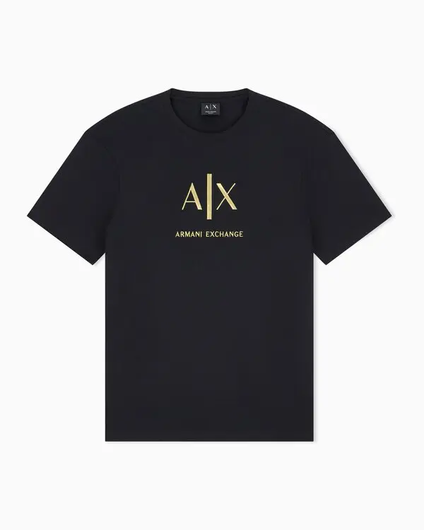 Armani Exchange Slim Fit T-shirt Cotton Jersey - Black