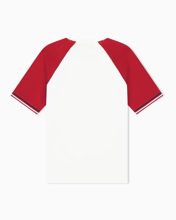Armani Exchange Regular T-shirt In Cotton Jersey - Red