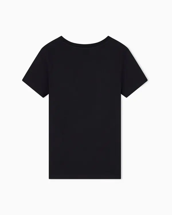Armani Exchange Regular Fit Cotton Jersey T-shirt - Black