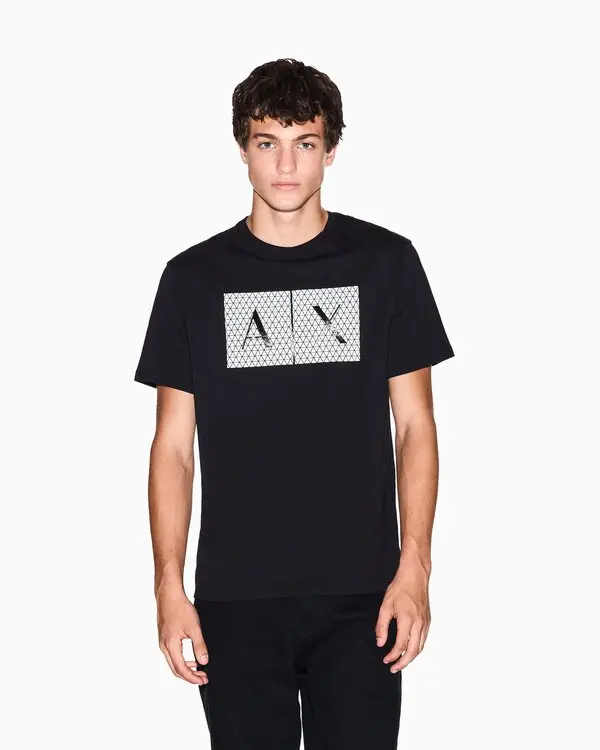 Armani Exchange Slim Fit T-shirt Essential Cotton Jersey - Black