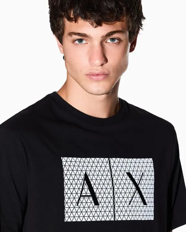 Armani Exchange Slim Fit T-shirt Essential Cotton Jersey - Black