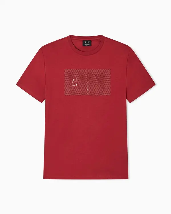 Armani Exchange Slim Fit T-shirt Essential Cotton Jersey - Red