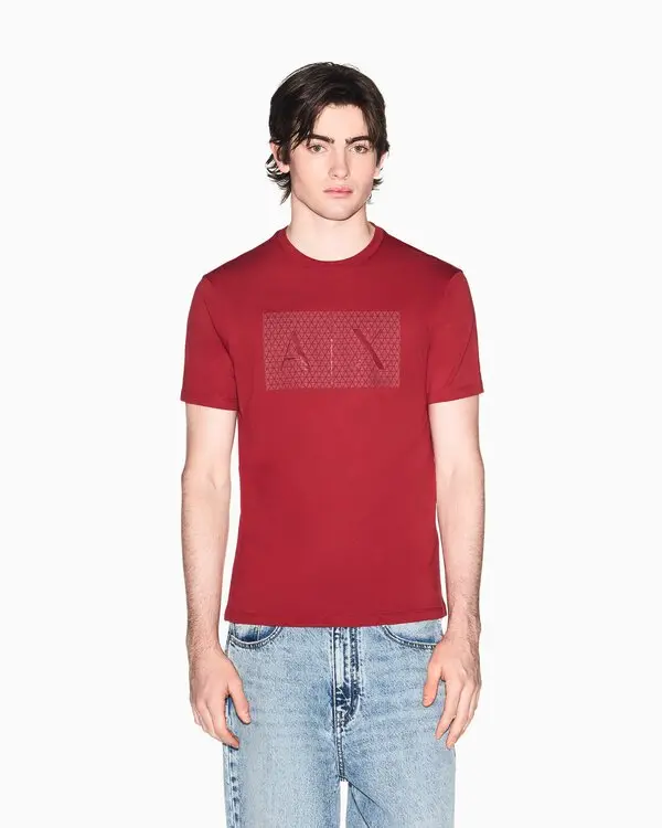 Armani Exchange Slim Fit T-shirt Essential Cotton Jersey - Red