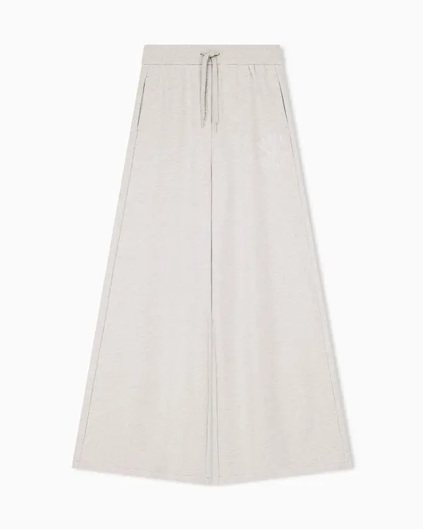 Armani Exchange Relaxed Fit Cotton French Terry Trousers