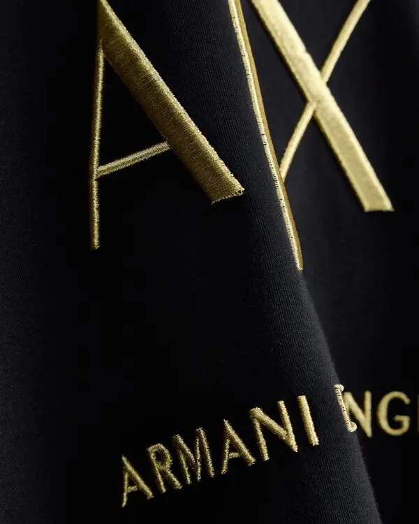 Armani Exchange Regular Fit Sweatshirt Stretch Cotton Jersey