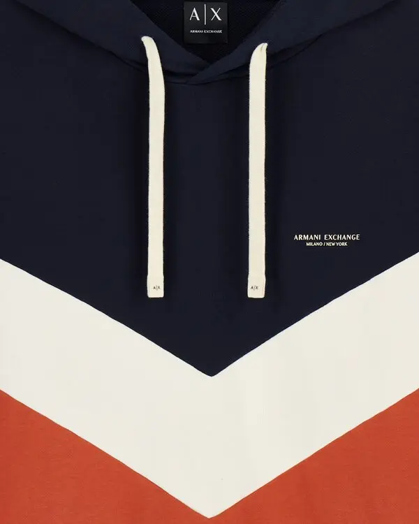Armani Exchange Sweatshirt In Cotton French Terry - Red