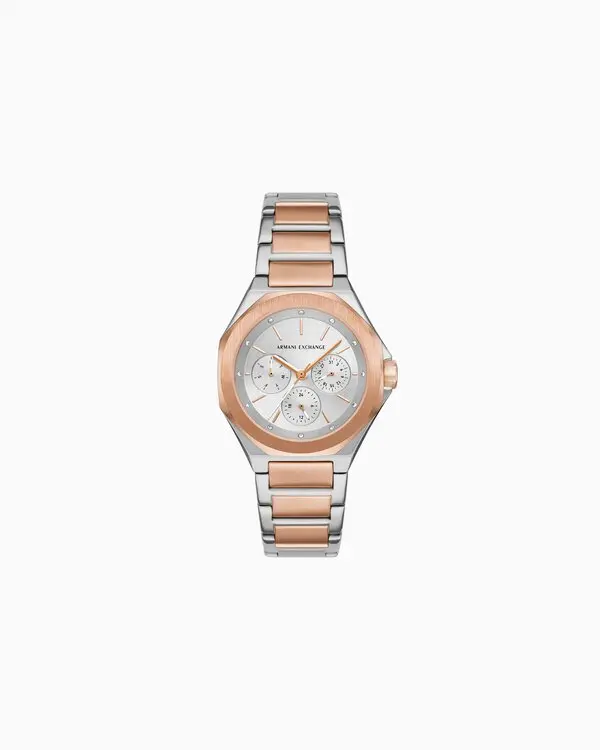 Armani Exchange Multifunction Two-tone Stainless Steel Watch